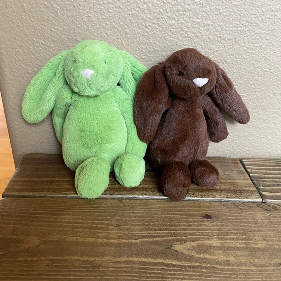 Jellycat | Toys | Jellycat Green Apple Rare And Dark Chocolate Brown ...